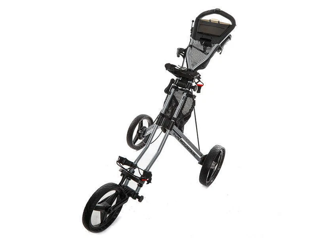 SUN MOUNTAIN SPEED Cart GX Push Pull Golf Cart Silver 3 Wheel Trolley ...