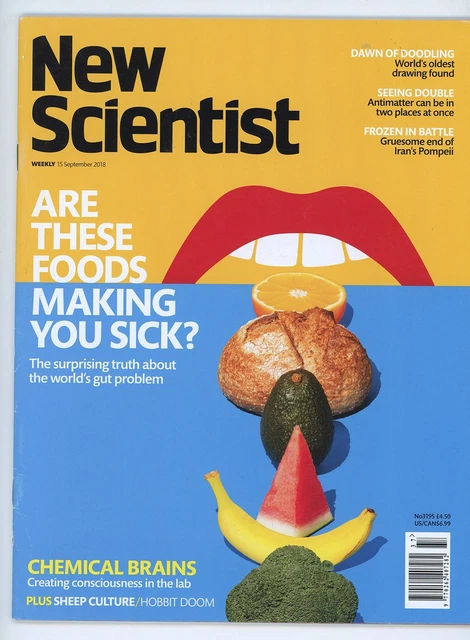 SIX NEW SCIENTIST Magazines 11 Aug, 15 Sept, 27 Oct 2018 + 13, 20, 27 ...