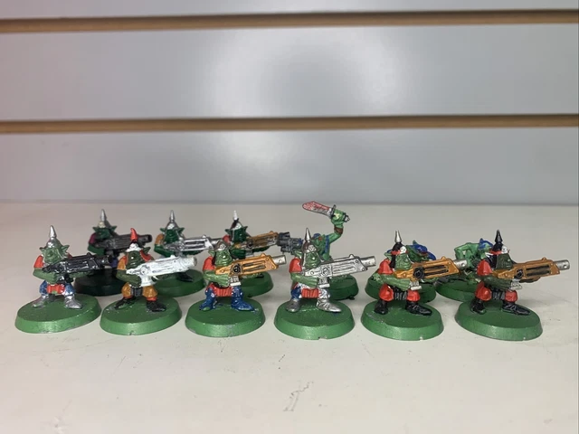 LOTE DE 40K Ork Gretchin x12 Warhammer fuera de imprenta 2da edición ...
