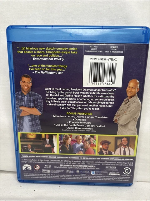 KEY AND PEELE: Season One (Blu-ray) No Scratches! $9.99 - PicClick CA