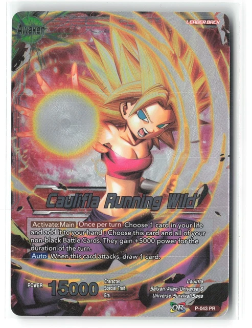 CAULIFLA RUNNING WILD P-043 PR Dragon Ball Super Card Game $3.33 - PicClick CA