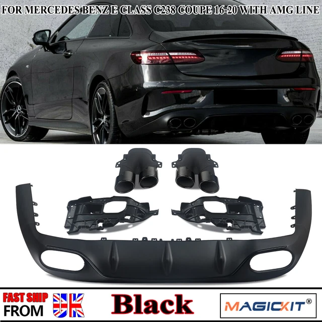 FOR MERCEDES E-CLASS C238 Coupe A238 AMG E53 Look Rear Diffuser ...