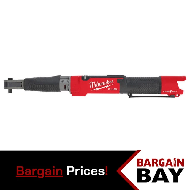 MILWAUKEE M12 ONEFTR38-0C ONE-KEY FUEL 3/8" Digital Torque Wrench Body ...