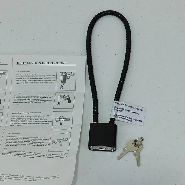 REGAL R15LC GUNLOCK Pistol Shotgun Rifle Black Kids Safety £7.31 ...