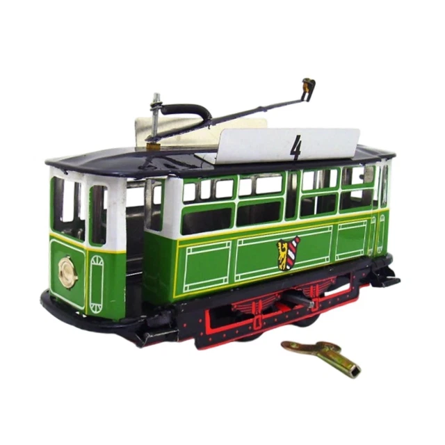 TRAM MODEL SMALL Classic Old Fashioned Tram Toy for Bedroom Home ...