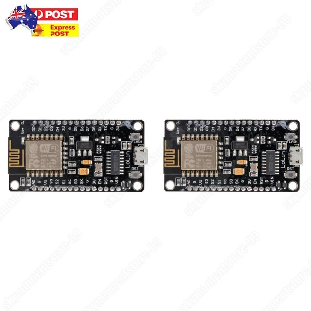 Nodemcu Lua Wireless Wifi Module Connector Esp8266 Development Board Au