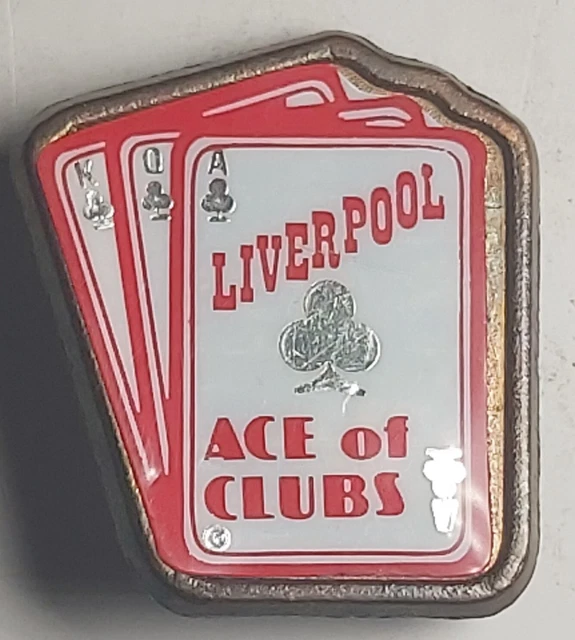 LIVERPOOL FC 1970'S Football Badge By Coffer Sports Ace of Clubs £15.00 ...