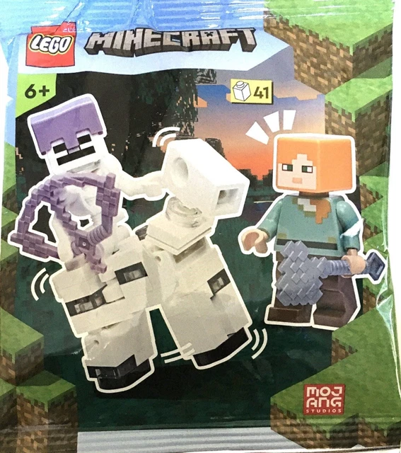 LEGO MINECRAFT ALEX with Skeleton and Horse Foil Pack Set 662206 ...