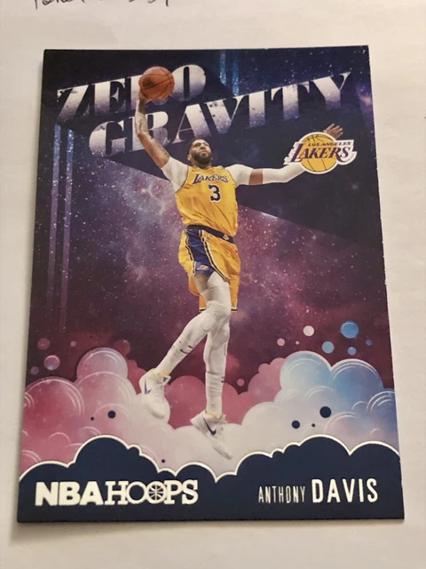 2020-21 PANINI NBA Hoops Anthony Davis Zéro Gravité Insert #6 Los ...