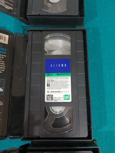 ALIEN VHS TRILOGY Box Set Custom Hard Cover Protectors - All Working $9 ...