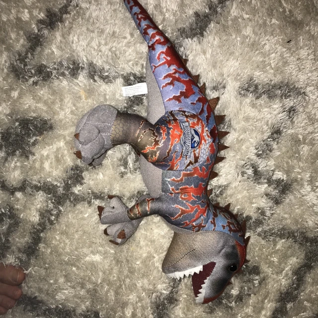 JURASSIC WORLD PARK Dinosaur Dino Hybrid T-rex Raptor 12" stuffed Plush ...