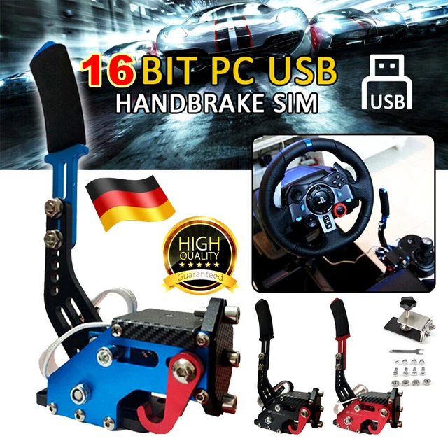 USB SIM HANDBREMSE Handbrake Klemme Kits für Racing Games Wheel Stand ...