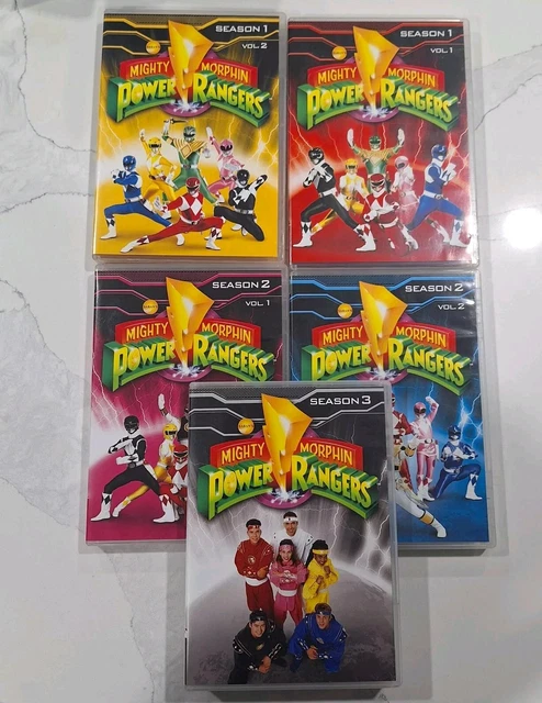 MIGHTY MORPHIN POWER Rangers The Complete Series Seasons 1-3 DVD Box ...