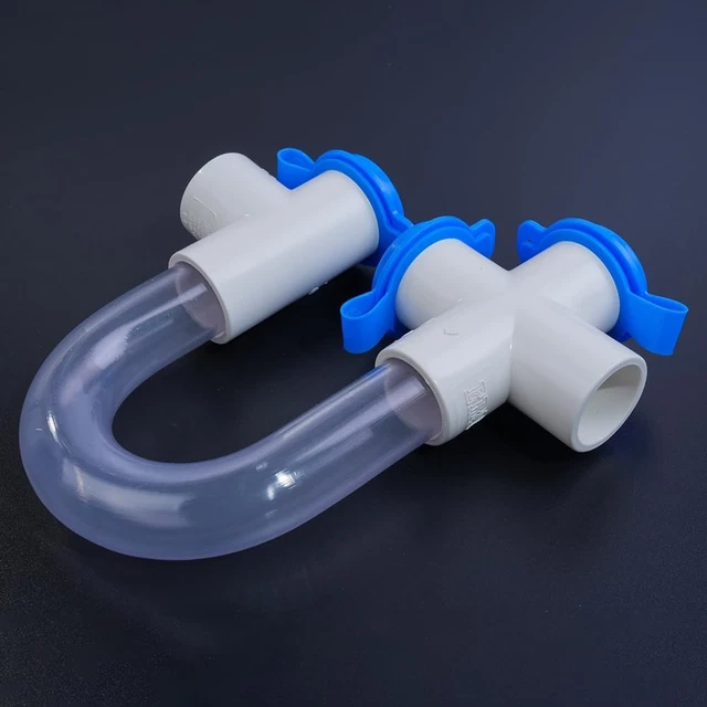 SARINI 3/4 INCH Standard Condensate Trap with Cleaning Brush – PVC U ...