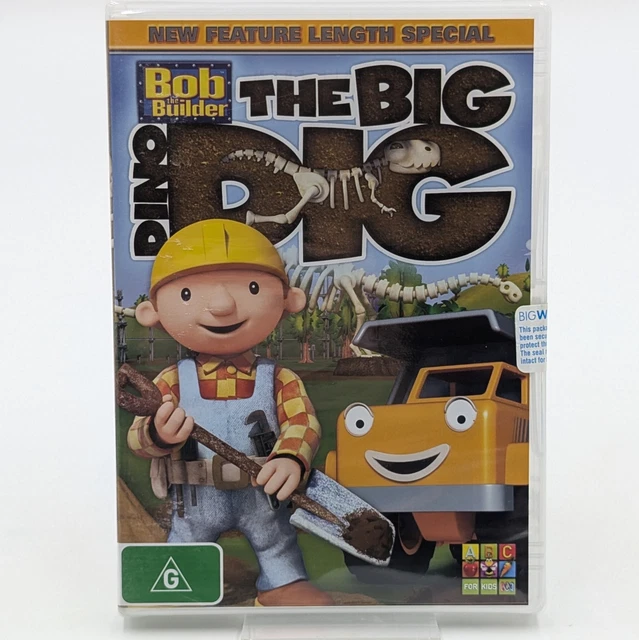 BOB THE BUILDER The Big Dino Dig DVD Feature Length Special Brand New ...