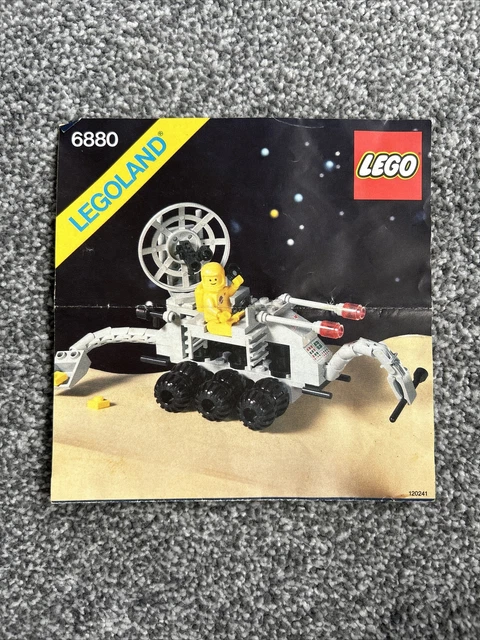 VINTAGE SPACE OFFICIAL Lego 6880 Surface Explorer 1982 Instruction ...