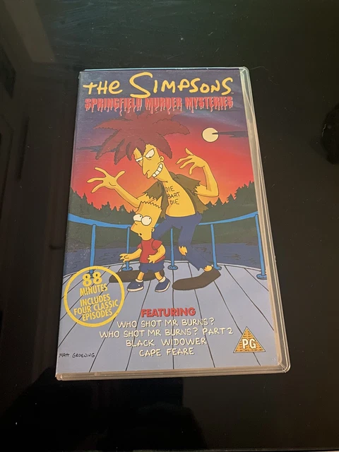 THE SIMPSONS SPRINGFIELD Murder Mysteries (Animated) (VHS/SUR, 1997) £2 ...