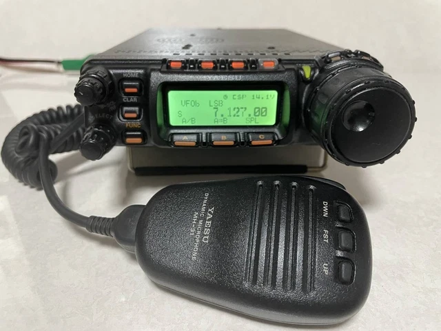 MICROFONO RICETRASMETTITORE YAESU FT-857 HF VHF UHF All Mode testato ...