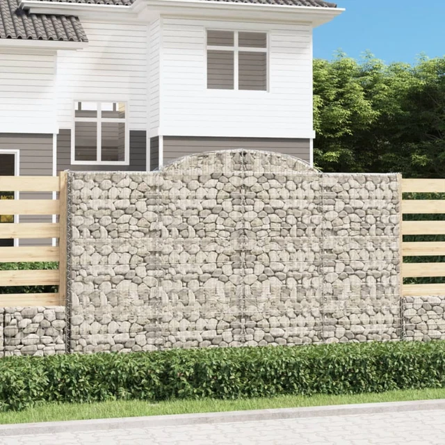 CESTI GABBIONI AD Arco 15 pz 300x50x180/200 cm Ferro Zincato vidaXL EUR ...