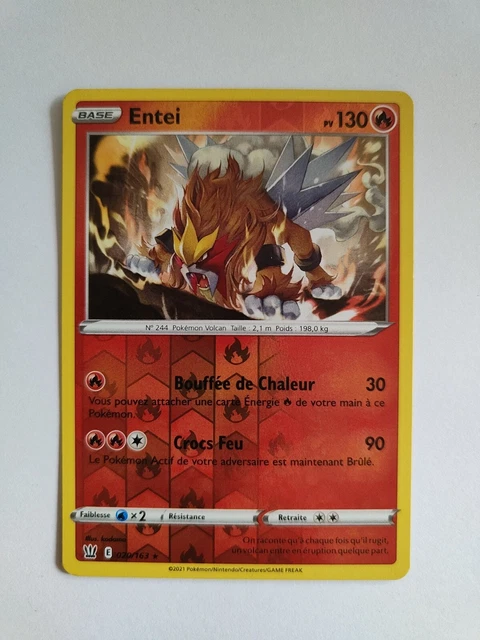 CARTE POKÉMON - Entei Reverse 020/163 - Styles de Combat EB05 EUR 2,00 ...