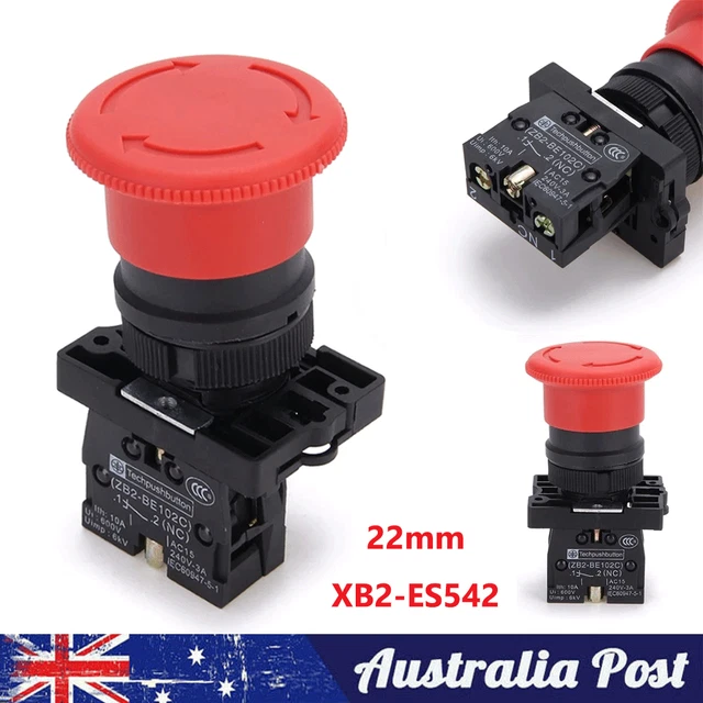 EMERGENCY STOP SWITCH E-stop Circuit Machine Close Push Button Control ...