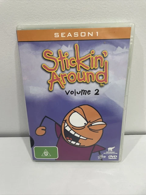 STICKIN' AROUND DVD Season 1 Volume 2 Region 4 Animated Series Comedy ...