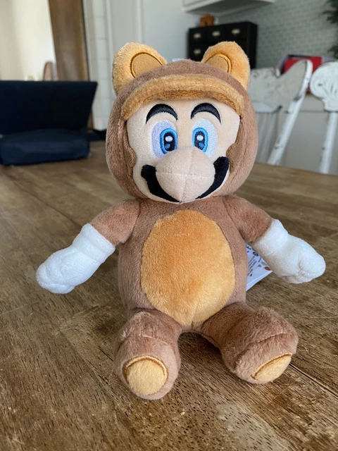 NINTENDO SUPER MARIO Bros Raccoon TANOOKI MARIO Little Buddy Plush $10. ...