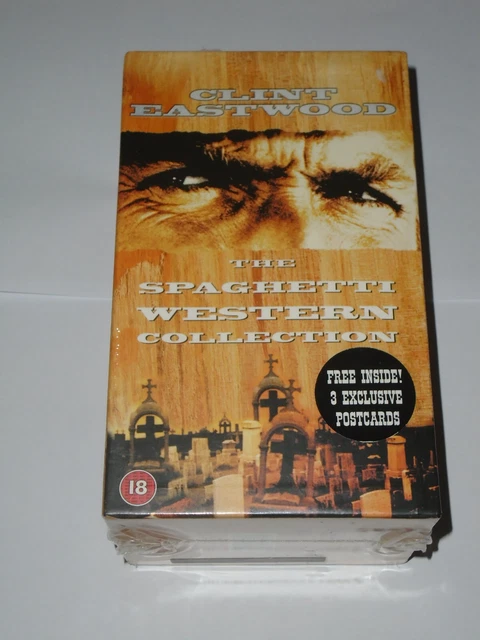 Clint Eastwood Spaghetti Western Collection Vhs Video Box Set New And Sealed £2245 Picclick Uk