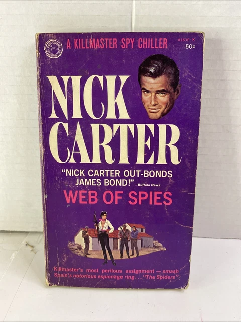 WEB OF SPIES - Nick Carter (Livre de poche, 1966) EUR 44,39 - PicClick FR