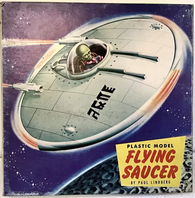 MAQUETTE U F O Plastic Model FLYING SAUCER KIT By Paul Lindberg EUR 60 ...