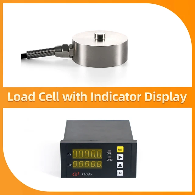 DIGITAL FORCE GAUGE with Load Cell Sensor Test Force Weight Pressure 0 ...