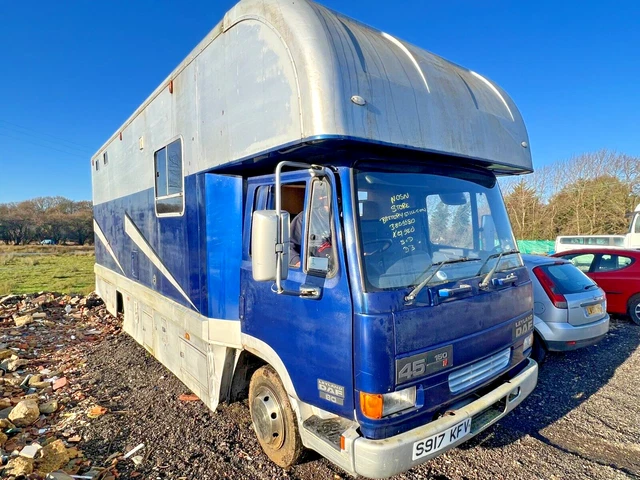 98 S LEYLAND Daf Fa 45.150 Horse Box / Camper / Race Van Starts ...