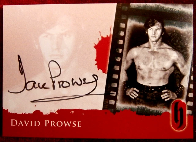 HAMMER HORROR SERIES 2 - DAVID PROWSE - Hand-Signed Autograph Card A2 ...