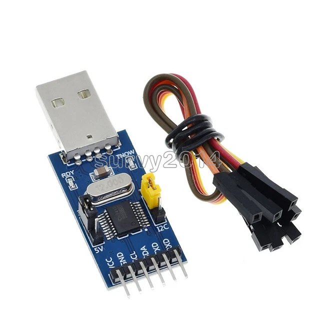 CH341T USB TO I2C/IIC/UART USB to TTL 2 in 1 MCU Serial Port Downloader ...