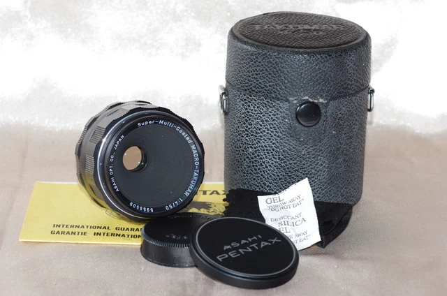 SUPERBE OBJECTIF M42 MACRO, 50mm f4 TAKUMAR SMC en set d'origine ...