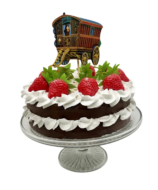 GYPSY CARAVAN CAKE Topper - Gypsy Cake Decoration - Gypsy Cake Topper ...