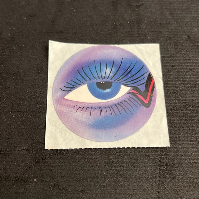 Vintage 80s Lisa Frank Eye With Check Mark Sticker Htf £1051 Picclick Uk