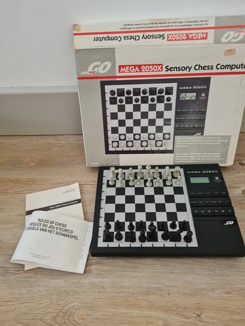 ELECTRONIC CHESS MEGA 2050x Sensory chess computer complete working $46 ...