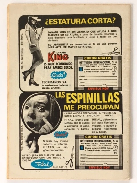 GREAT TARZAN KORAK Spanish Mexican Comic 2-64 (1977) Novaro Mexico £3. ...