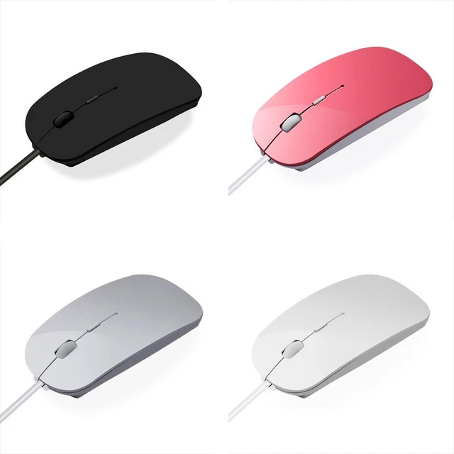 THIN 1600 DPI Computer Peripherals USB Mice Wired Mouse Optical For ...