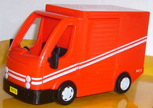 POSTMAN PAT PUSH along toy vehicle delivery van 'PAT 2' 2008 Character ...