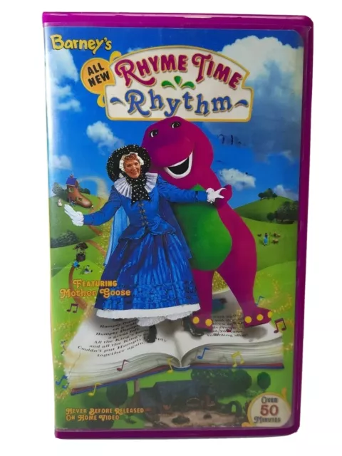 Barney S Rhyme Time Rhythm Vhs Video Tape Movie In Barney Hot Sex Picture