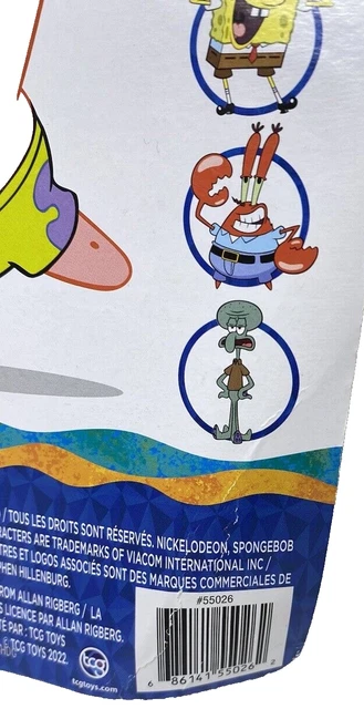 PATRICK STAR FISH Spongebob Squarepants Patrick Star Bendems Brand New ...