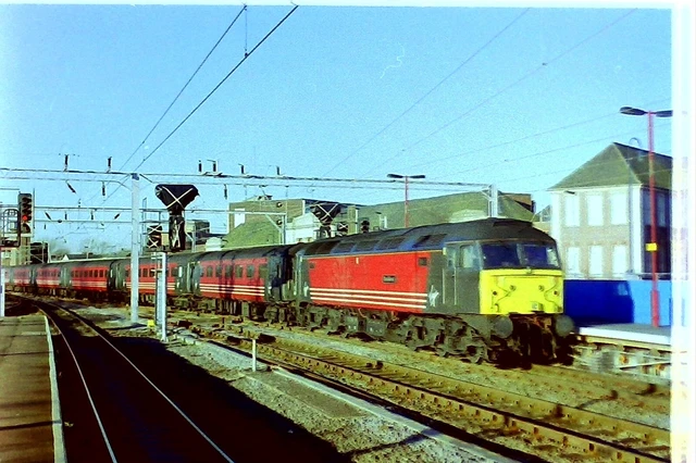 35MM RAILWAY COLOUR Negative Class 47 741 at Longport £1.95 - PicClick UK