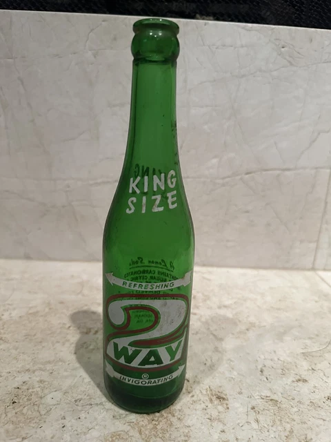 VINTAGE 1958 2 WAY soda bottle 10oz - ACL Label $14.00 - PicClick
