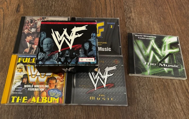 WWF WWE THE Wrestling Album Theme Song CD Collection - The Complete ...