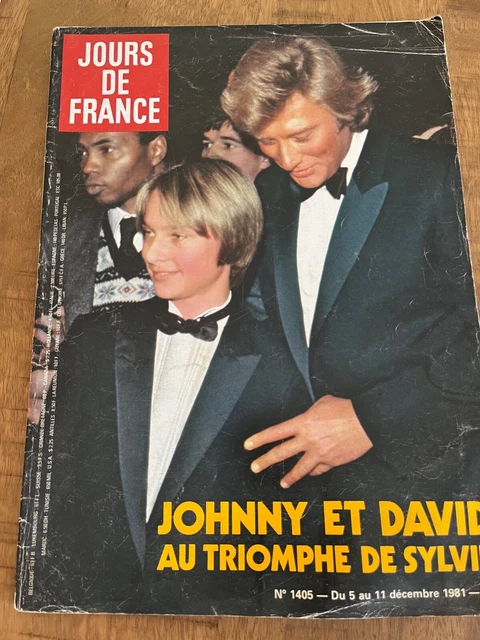 JOHNNY HALLYDAY SYLVIE Vartan Magazine Jours De France EUR 10,00 ...
