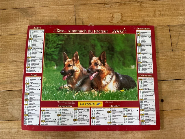 ALMANACH CALENDRIER OLLER 410 PTT Postes 2002 EUR 2,00 - PicClick FR