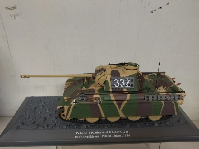 SD.KFZ.171 PANZER V PANTHER 1944 Ausf G 19.PzDIVISION TANKS WW 2 1:43 ...
