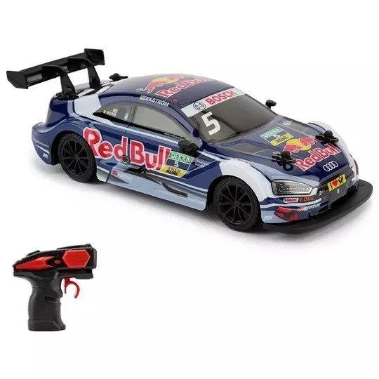 CMJ RC CARS Audi RS5 DTM Remote Control Car 1:24 Scale 2.4Ghz Red Bull ...